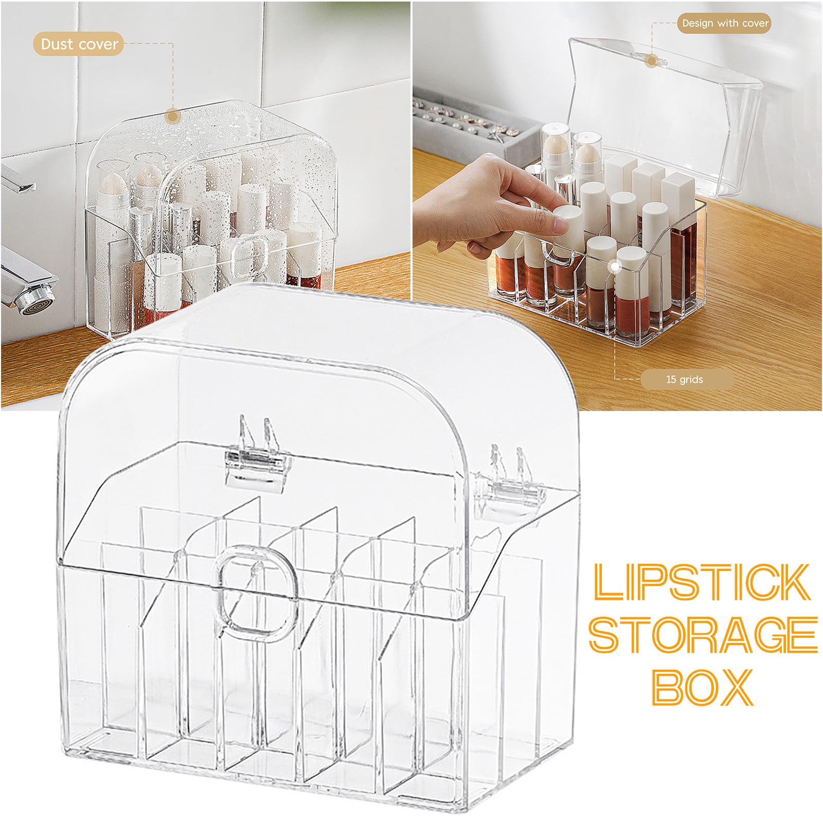 Kiplyki Wholesale Lipstick Storage Box Desktop Multi Compartment ...