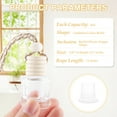 Furnido 50 Pcs/Set,8ml Hanging Car Air Freshener Diffuser,Empty ...