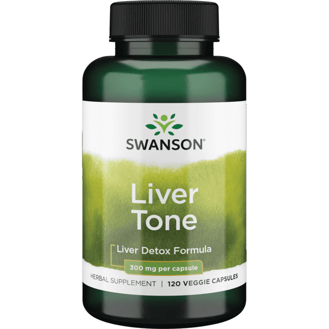 Swanson Liver Tone Liver Detox Formula 300 mg 120 Veggie Capsules ...