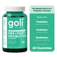 (3 pack) Goli Nutrition Pre+Post+ Probiotic Gummies, 60 Count - Walmart.com