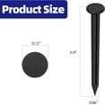 3/4 Inch Black Carbon Steel Hardware Nails, 1000 PCS, Common Nails ...