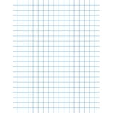 School Smart Graph Paper, 8-1/2 x 11 Inches, 1/10 Inch Ruling, White ...