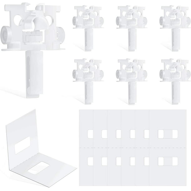 60 Pieces Vertical Blind Repair Set Vertical Blind Repair Tabs and Vertical Blind Repair Carrier ...