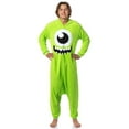 Disney Monsters Inc Mike Wazowski Hooded Kigurumi Adult Fleece Zip Up ...