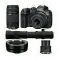 Canon EOS R7 Mirrorless Camera with 18-45mm, 75-300mm & 420-800mm ...