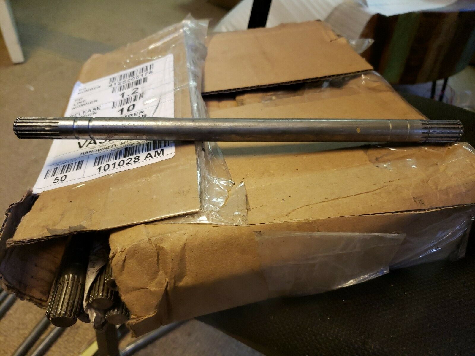 12" THREADED GEARED / TORQUE HANDWHEEL SHAFT VA32839 - Walmart.com