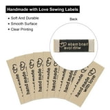 50pcs Handmade with Love Sewing Labels Embroidered Label Tags for Sew ...