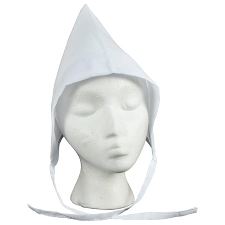 TreasureGurus - Amish Coif White Linen Bonnet Head Piece Costume ...