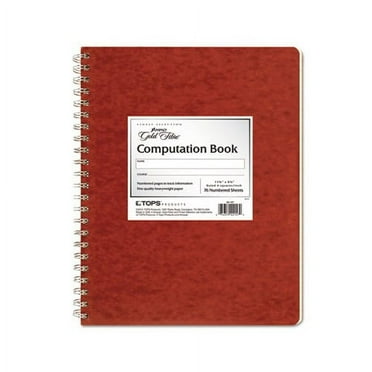 National Brand Quadrille Ruled Computation Book, 9-1/4 x 11-3/4, Grid ...