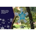 Moonrays 97034 Solar Outdoor Winter Snowflake Wind Chime - Walmart.com