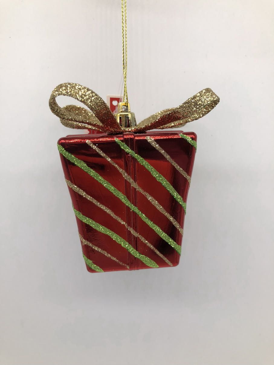 Holiday Times Red Glitter Gift Box - Walmart.ca