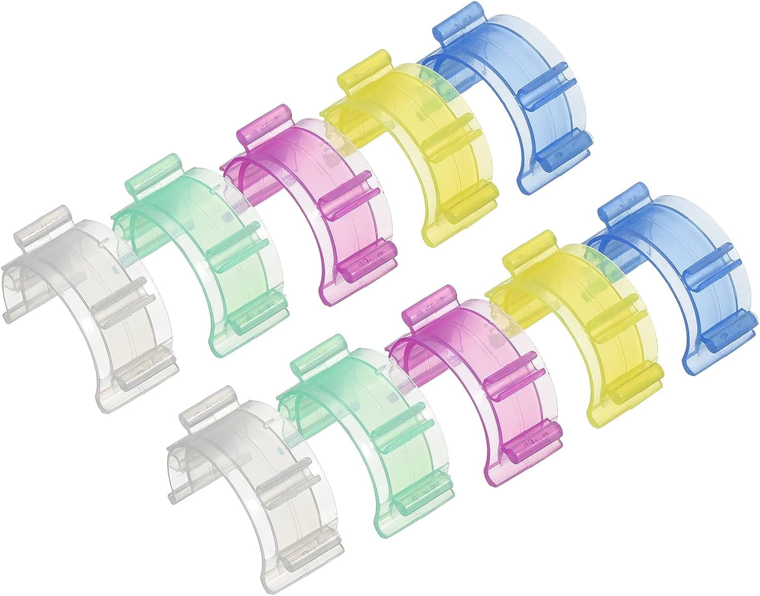 Sewing Bobbin Small Clips, 80 Pack Plastic Thread Clamps Spools ...