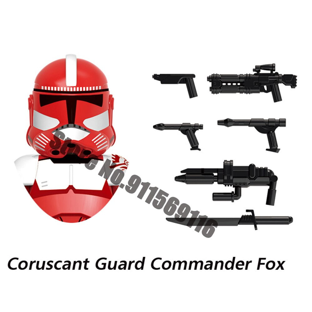 Republic Commando Clone 501st Troopers Building Blocks Force 99 Scorch ...