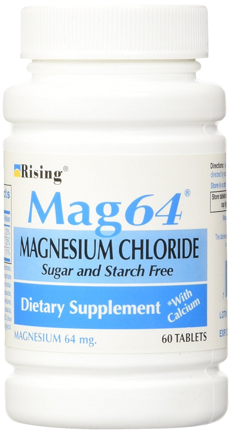 Mag 64 Dietary Supplement Tablets, 180 Count, Mag 64 535 mg 60ct (pack ...