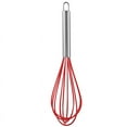 3Pcs 8+10+12Inch Silicone Whisk,Non Stick Kitchen Whisks for Cooking ...