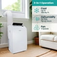 Hisense 8,000 BTU Smart Portable Air Conditioner with Wi-fi and Remote ...
