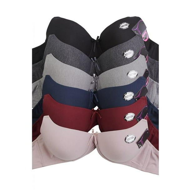 Sofra - Sofra BR4207PD - 34D Womens Full Coverage Bra - D Cup Style ...