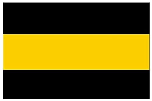 Thin YELLOW Line Loss Prevention Tow Truck Flag Sticker (car decal ...