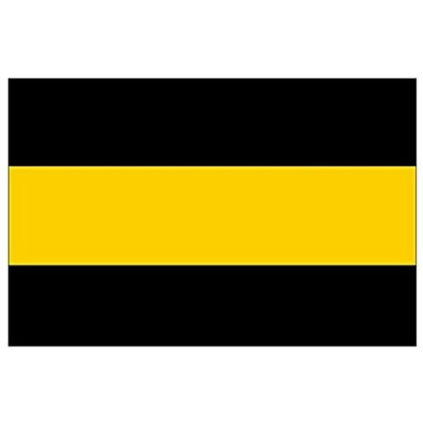 Thin YELLOW Line Loss Prevention Tow Truck Flag Sticker (car decal ...