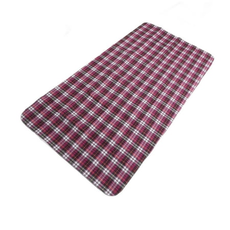 Washable Underpad, Heavy Absorbency Purple Plaid Incontinence Bed Pad ...
