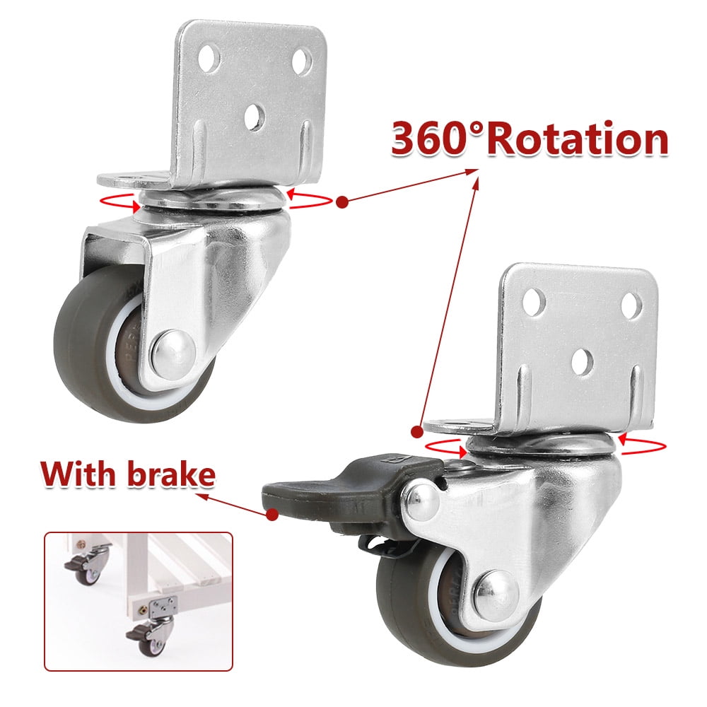 Buy THRENS Houseables Caster Wheels Casters Set of 4 Rubber Heavy ... Buy THRENS Houseables Caster Wheels Casters Set of 4 Rubber Heavy ...