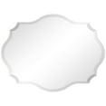 Free Shipping! Empire Art Direct Frameless Beveled Oblong Scalloped ...