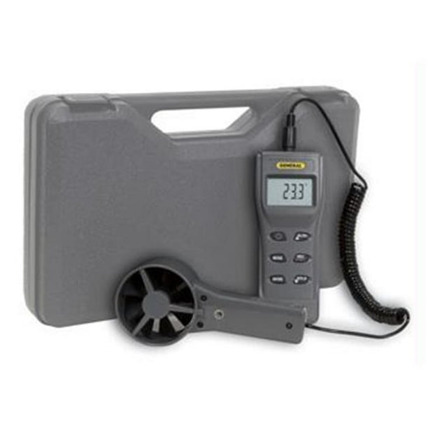 Digital All-in-one Air Flow Meter With Cfm, Btu, Temp,humidity, Dp, Fpm ...