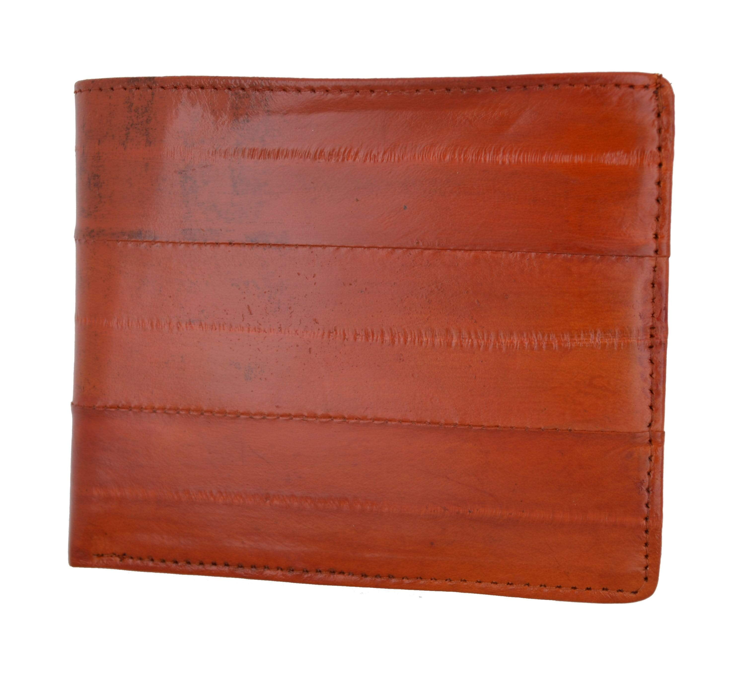 Genuine Eel Skin Classic Bi fold Mens Wallet E 705 Walmart genuine-eel-skin-classic-bi-fold-mens-wallet-e-705-walmart
