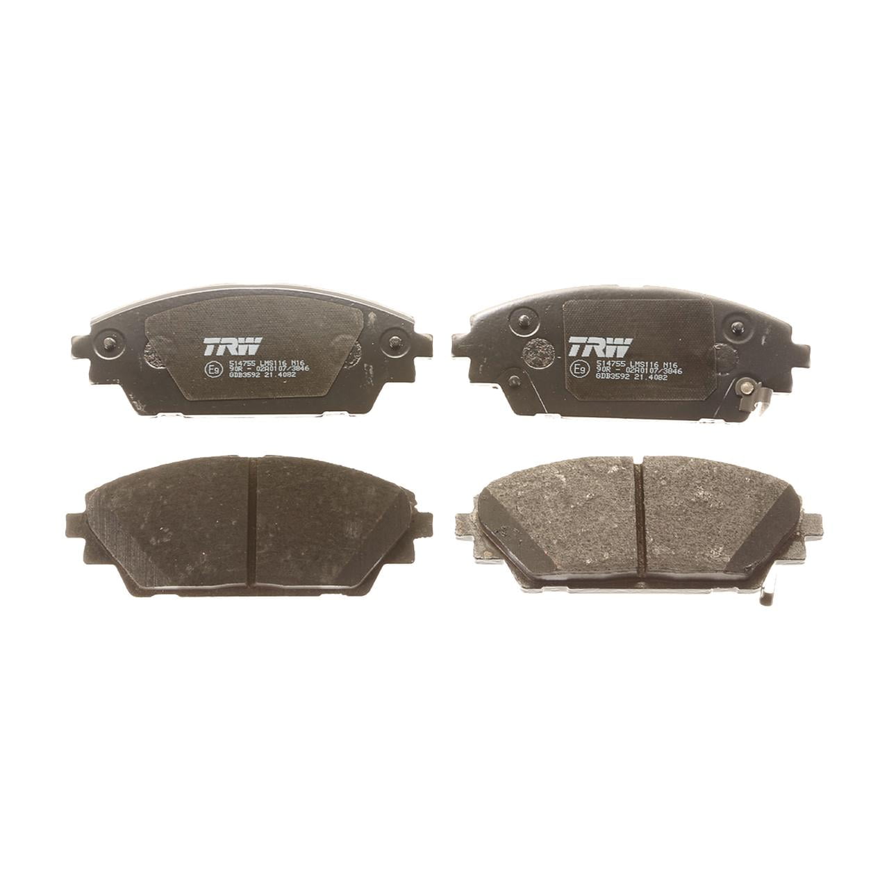 Balatas Delanteras TRW Cx-30 2020 A 2021 L4 2.0L Bajos metales 1 Kit ...