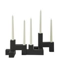 Danya B. Contemporary Black Metal 2-Piece Stacking Candelabra Taper Candle Holder Set - Walmart.com
