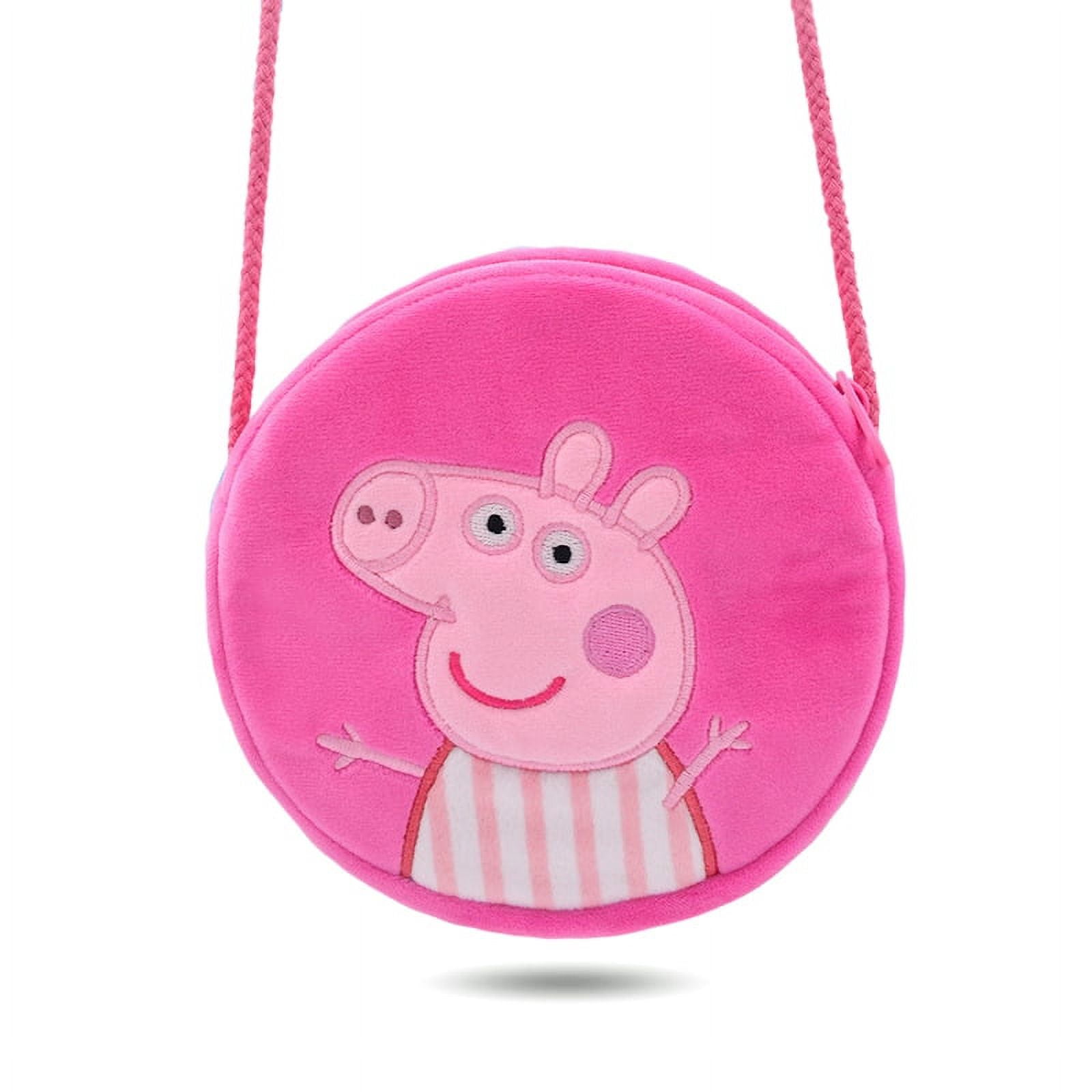 Click here for Yebing Peppa Pig Plush Crossbody Bag George Kinder... prices