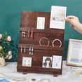 1pc Wood Place Card Display Stands for Postcards Earring Display Cards ...