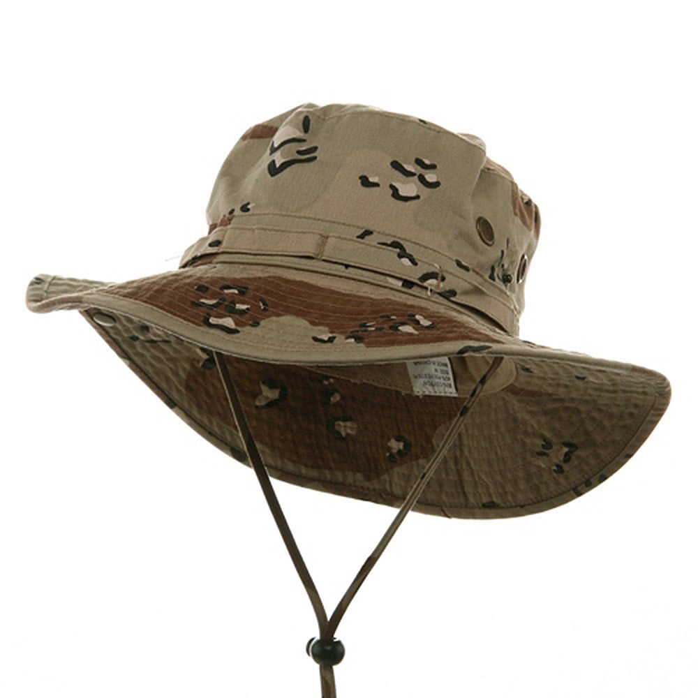 MG Men's Washed Cotton Twill Chin Cord Outdoor Hunting Hat - Walmart.com