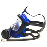 Ocean Technology Systems OTS Guardian Full Face Mask (Black Frame/Blue Skirt) - Walmart.com