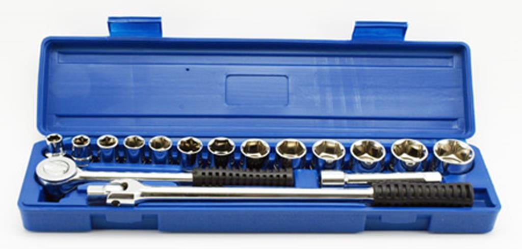 Cal Hawk Tools 17-pc. 1/2" Drive SAE Professional Socket Set - Walmart.com