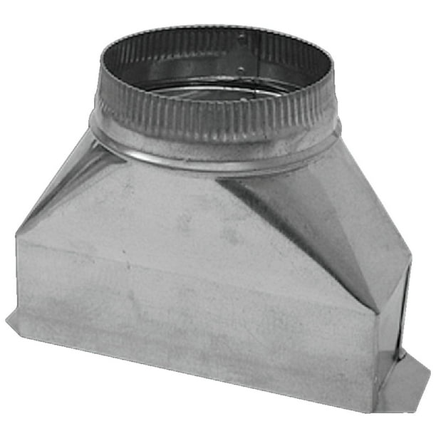 Lambro 7 In. Galvanized Range Hood Round Transition Boot 134 - Walmart.com