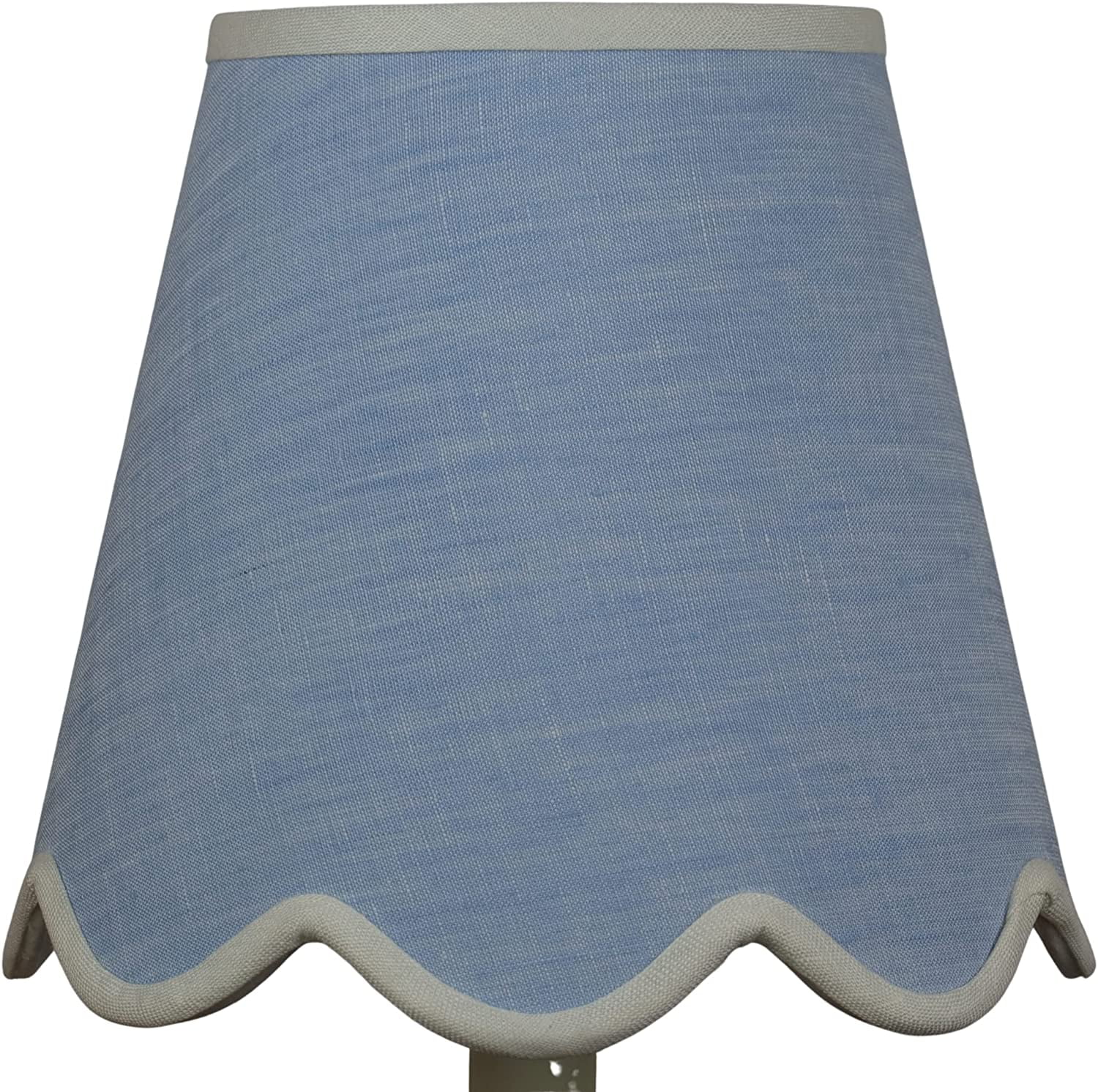 12 Inch Linen Scallop Bottom Empire Lamp Shade - Walmart.com