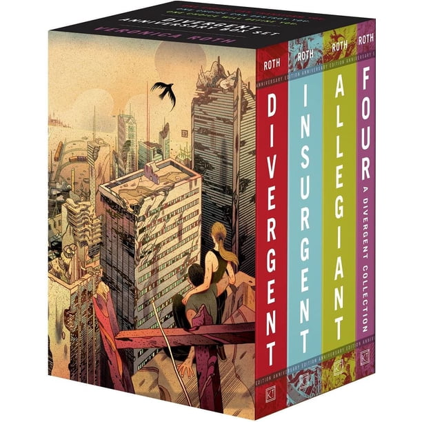DIVERGENT ANNIVERSARY 4-BOOK BOX SET KATHERINE TEGEN BOOKS Papel ...