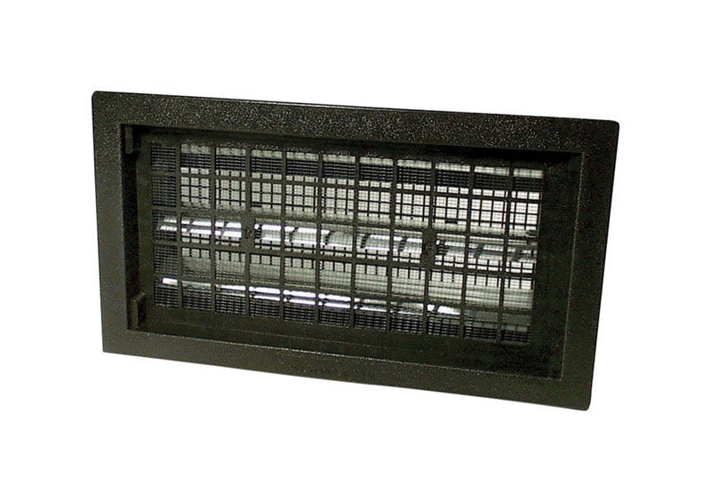 Air Vent 9.5 in. H X 17.1 in. W Black Plastic Automatic Foundation Vent ...