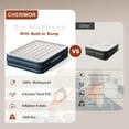 Cherimor, King Air Mattress, 18" High, Built-in Pump, Fast Inflate ...