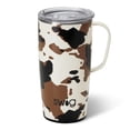 22oz Insulated Travel Mug with Handle and Lid, Cup Holder Friendly ...