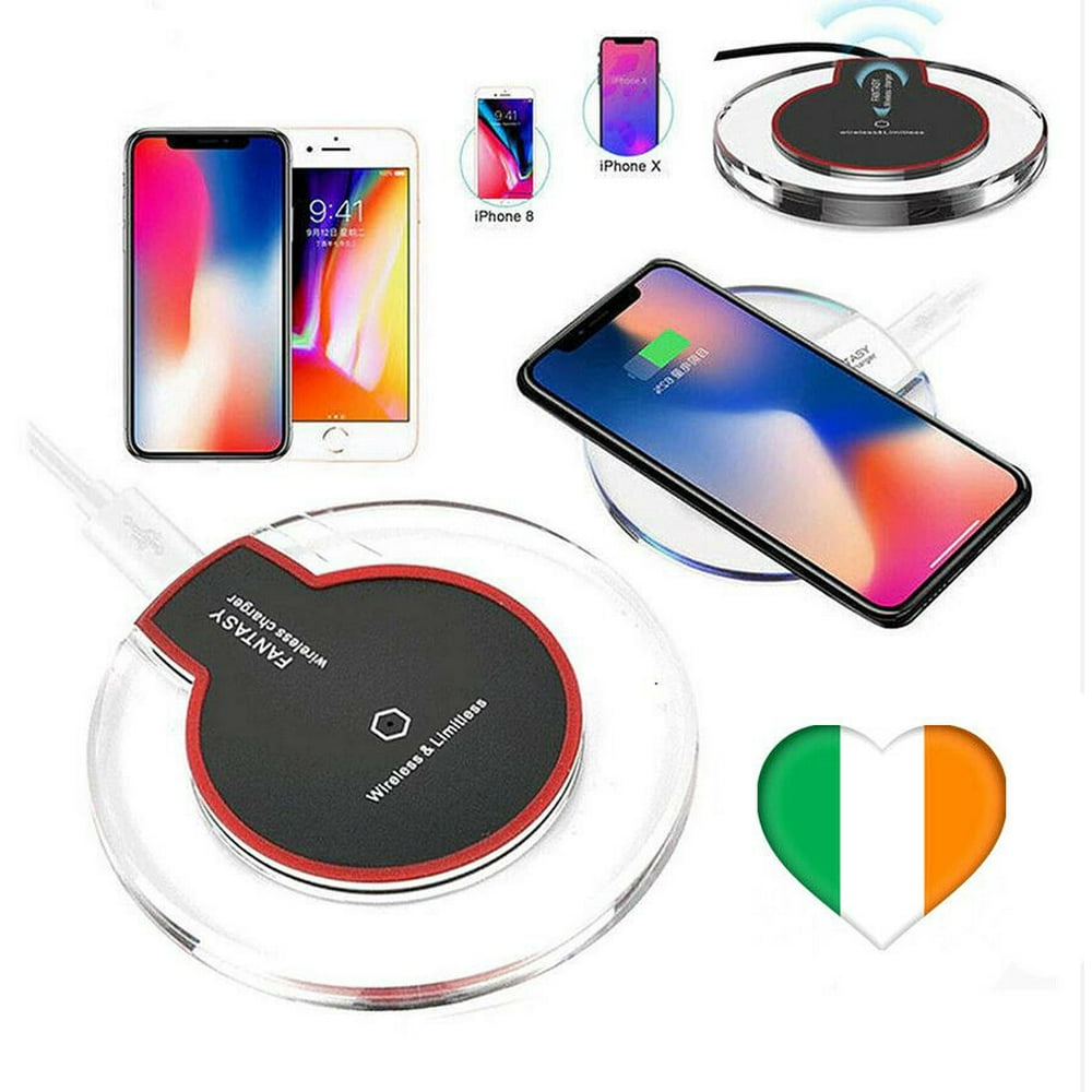 Fast Wireless Charger, Qi Certified Wireless Charging Pad for iPhone 12 ...