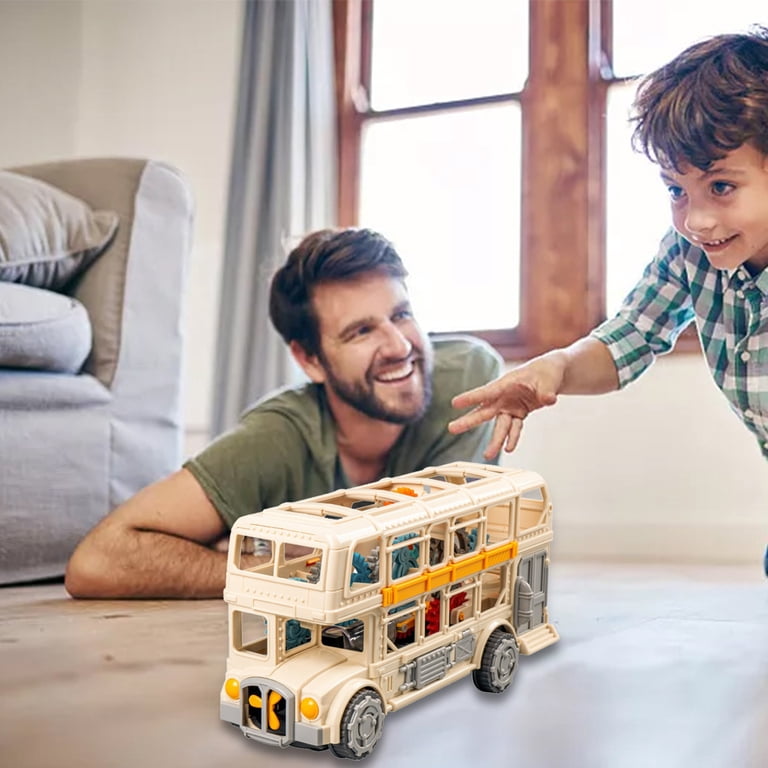 Bus Toys Amazing Pull Back Double Decker Toy Bus For Kids. | Very ...