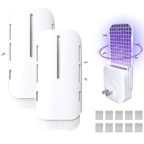 Indoor Fly Insect Trap with UV and Blue Light for Fruit Flies, Gnats ...