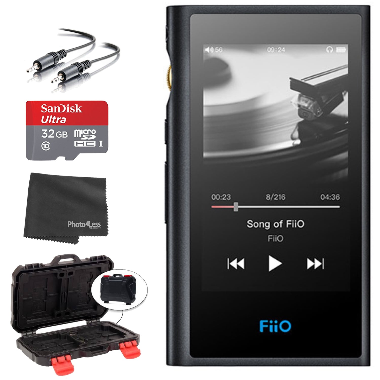 FiiO 2GB MP3 Player, Black, M9 - Walmart.com