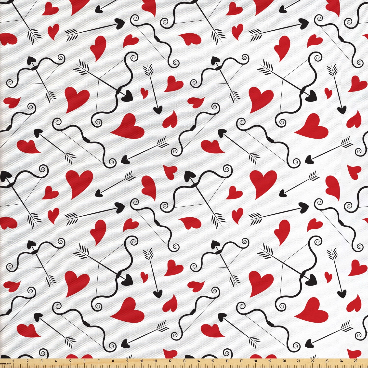 Valentines Fabric By The Yard Arrows Of Cupid Mythological Concepts