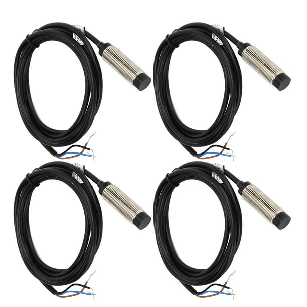 Proximity Switch, Inductive Approach Sensor 4mm Detection 12mm Probe 6 ...