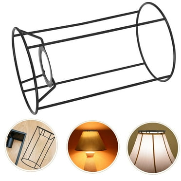 Dytern DIY Sturdy Metal Frame for Lampshade Making Lampshade Accessory Frame DIY Round Lampshade ...
