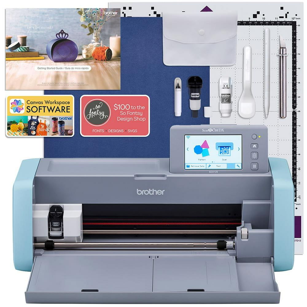 Brother ScanNCut SDX125e Wireless Cutting Machine - Walmart.com ...