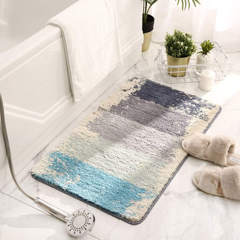 Click here for Nvzi Colorful Stripe Bathroom Rugs Bath Mat Non-Sl... prices